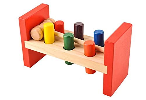 Wooden Hammer and Peg Toy - Universal Wooden Toys